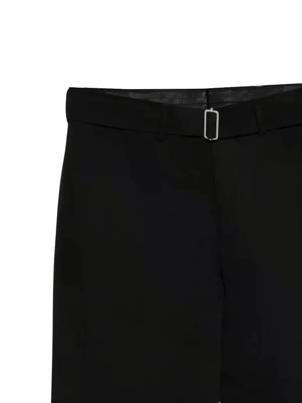 LARDINI Pagazza Belted Trousers - Black