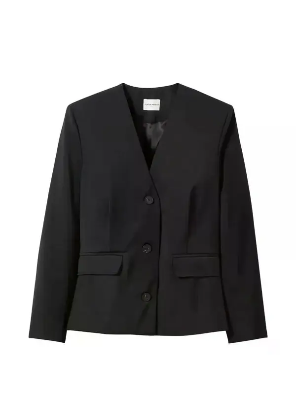 Claudie Pierlot Buttoned Blazer With Pockets