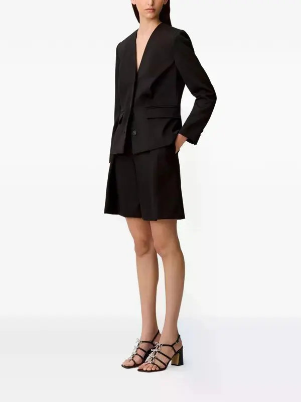 Claudie Pierlot Buttoned Blazer With Pockets - Black