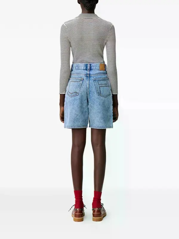 Claudie Pierlot Straight-leg Denim Shorts