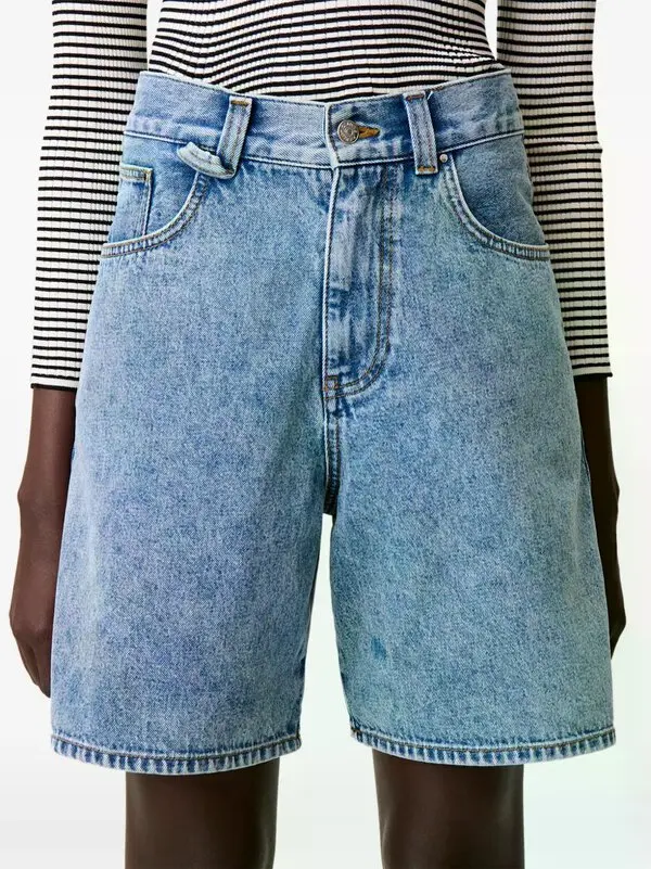 Claudie Pierlot Straight-leg Denim Shorts