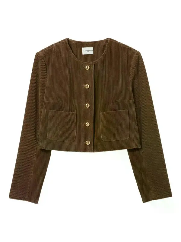 Claudie Pierlot Corduroy Cropped Jacket