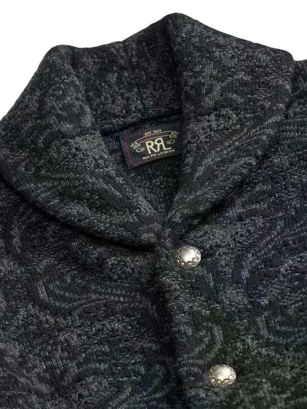 Ralph Lauren Paisley Belted Cardigan