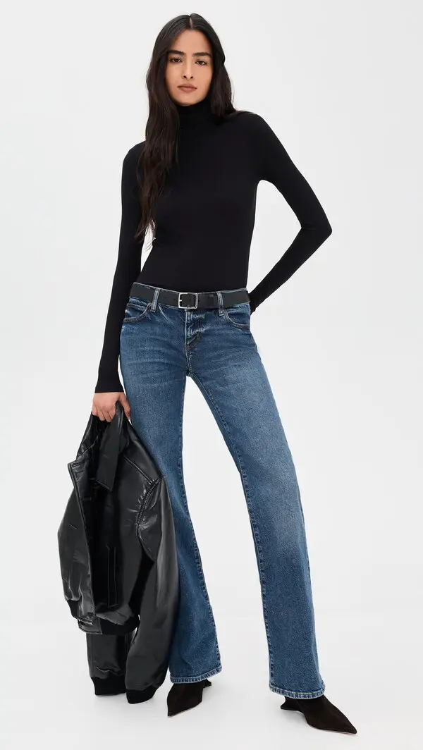 Joe's Jeans Long Sleeve Ribbed Top