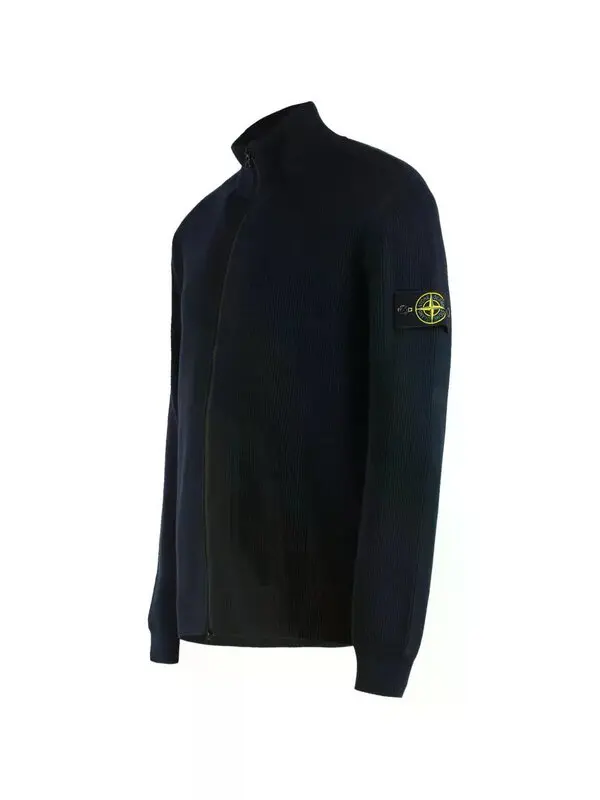 Stone Island Zip-up Organic Cotton Cardigan