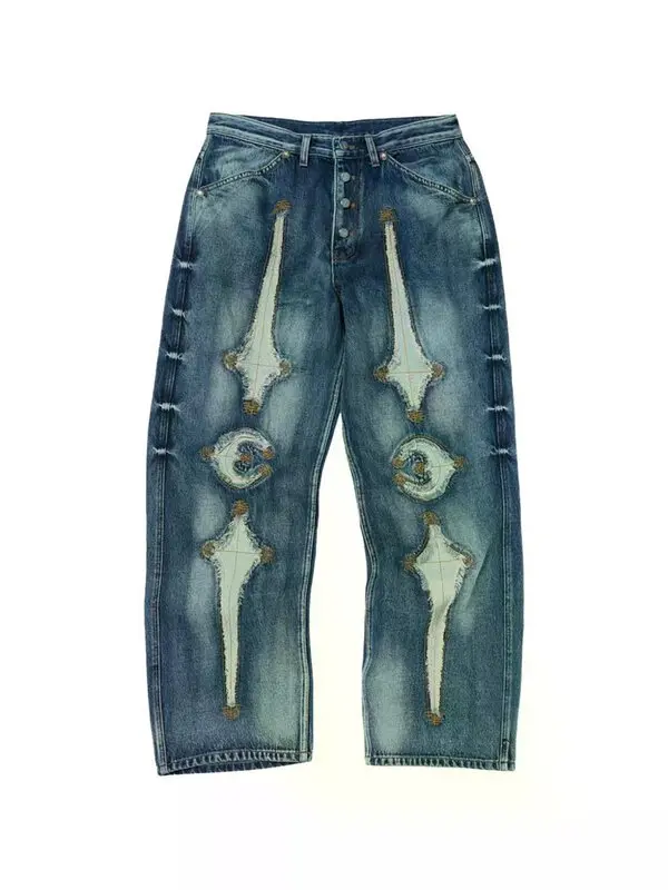 THUG CLUB Wide-leg Jeans