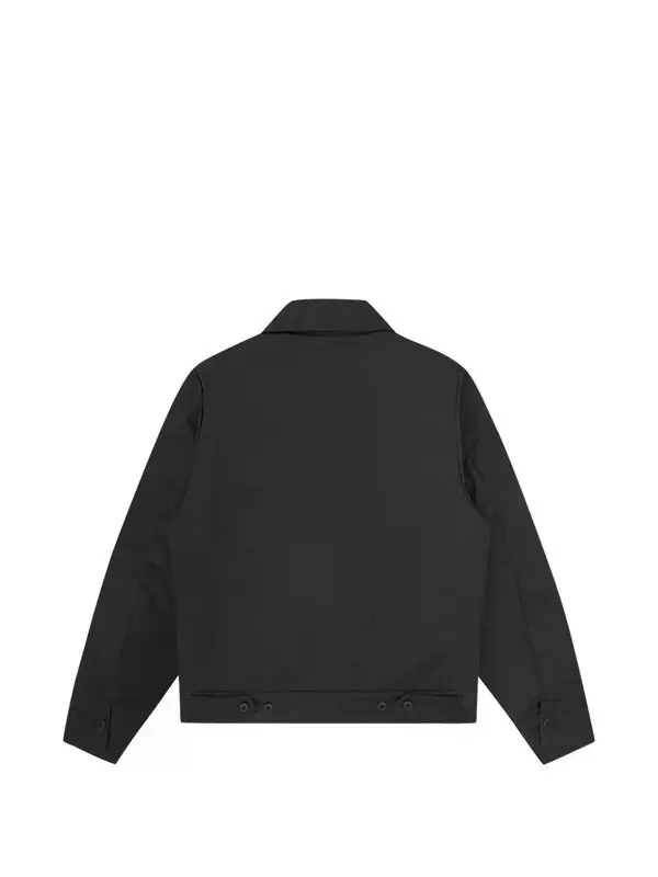 ICECREAM Pointed-collar Zip Jacket - Black