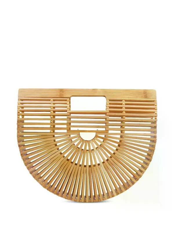 Cult Gaia Mini Ark Bamboo Tote - Neutrals