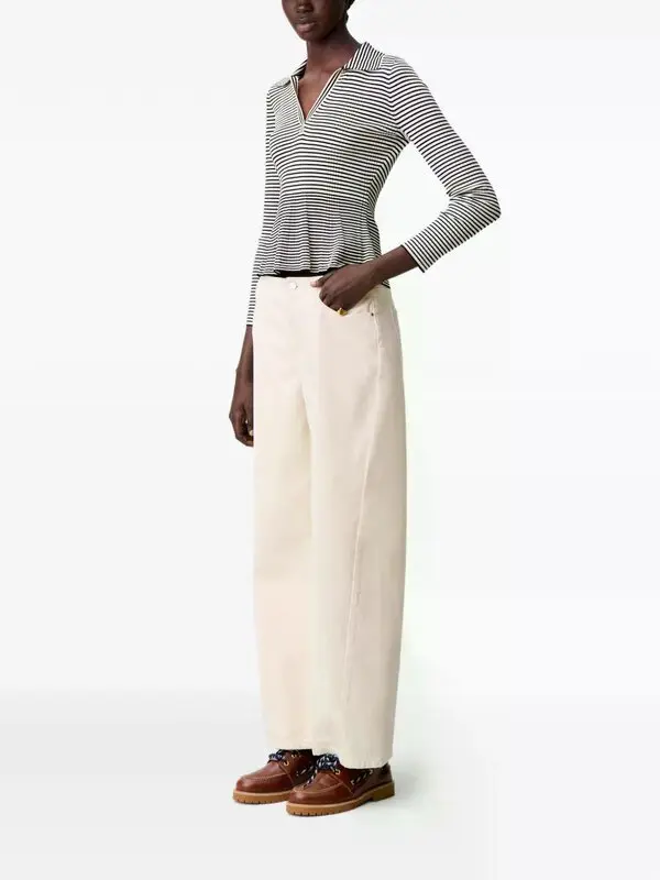 Claudie Pierlot Striped Long-sleeved Top