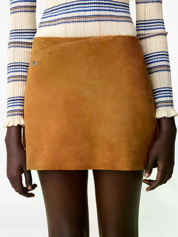 Claudie Pierlot Suede Mini Skirt