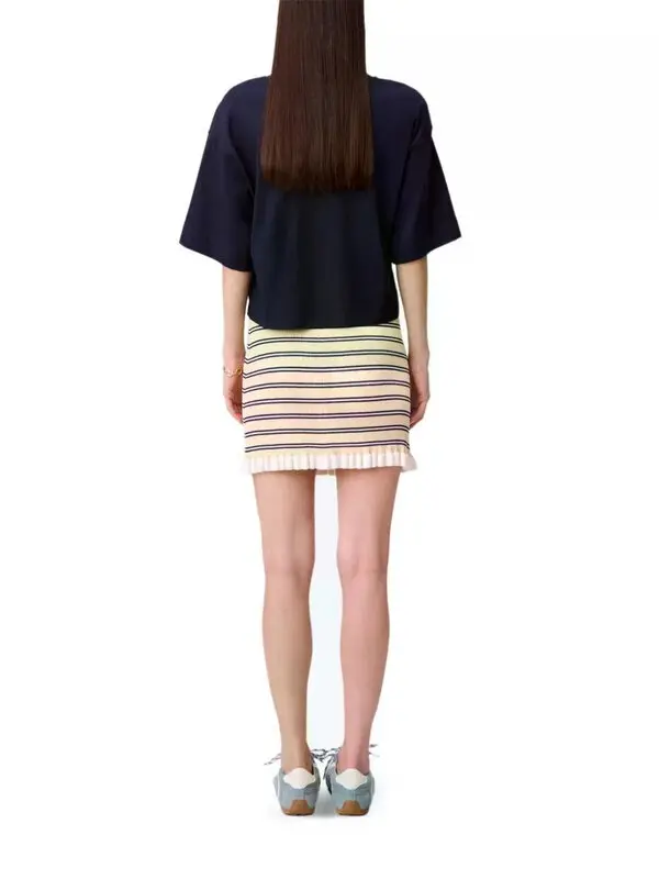 Claudie Pierlot Logo Embroidered Cotton T-shirt