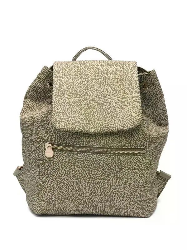 Borbonese Medium Eco Backpack - Green