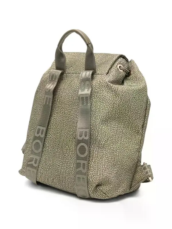 Borbonese Medium Eco Backpack - Green