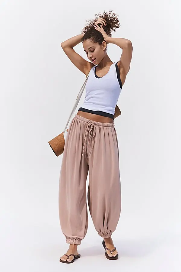 Free People Momentum Balloon Pants - Sandy