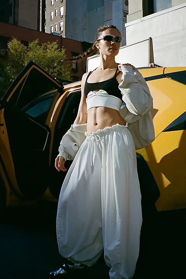 Free People On The Pulse Balloon Pants - White