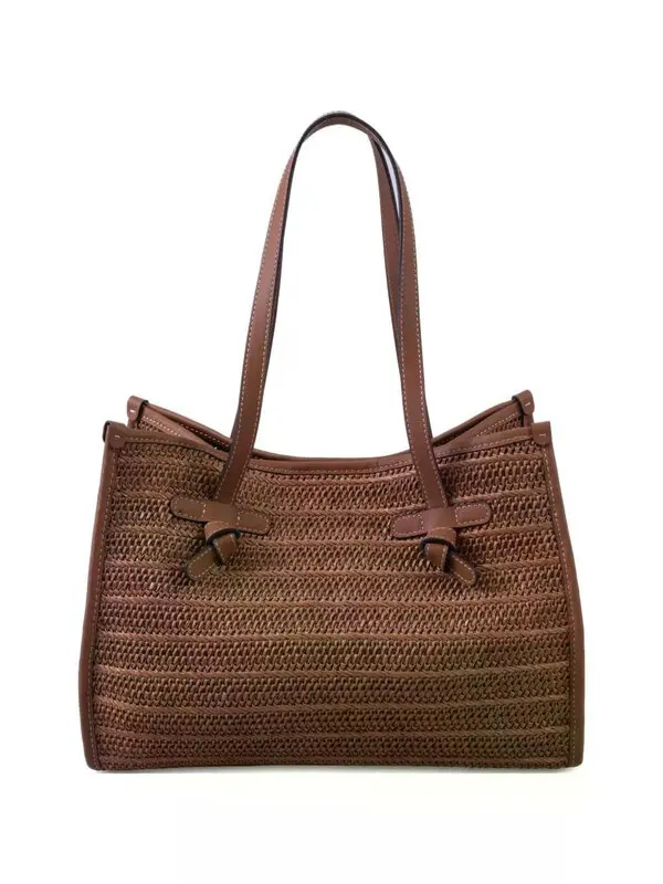 GIANNI CHIARINI Marcella Raffia Tote Bag
