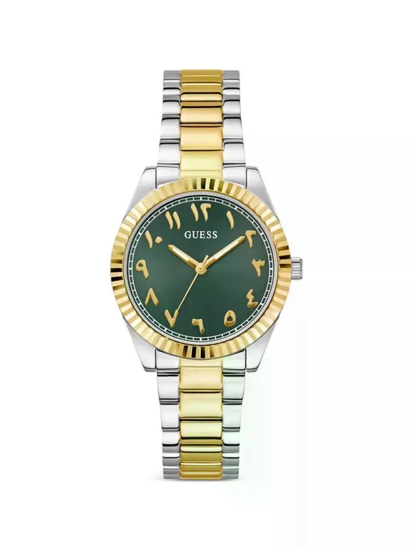 Guess 36mm Two-tone Watch - Green