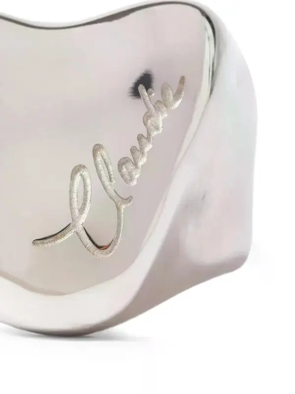Claudie Pierlot Engraved-logo Ring - Silver
