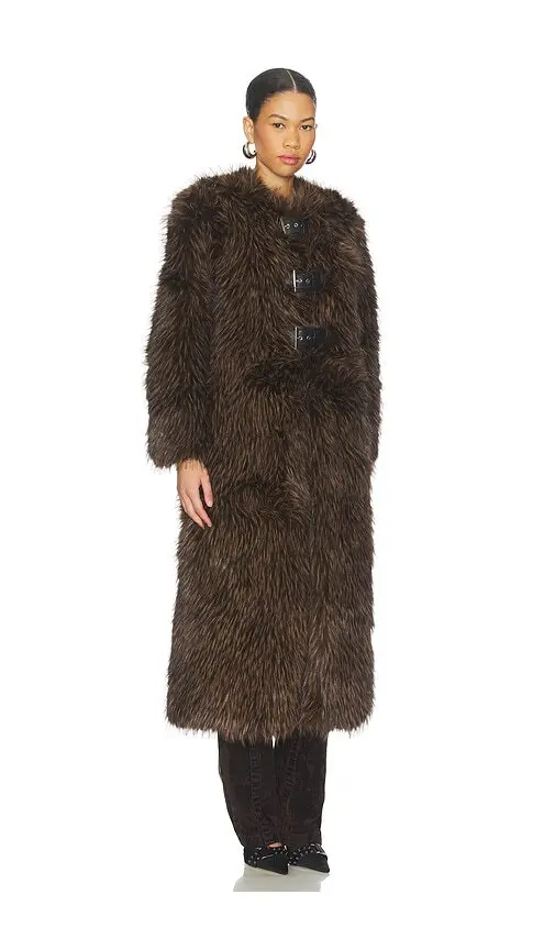 Apparis Nolwen Fox Maxi Coat