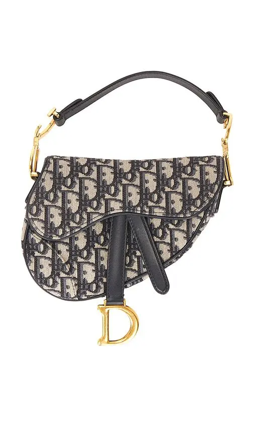 FWRD RENEW Dior Trotter Oblique Saddle Bag
