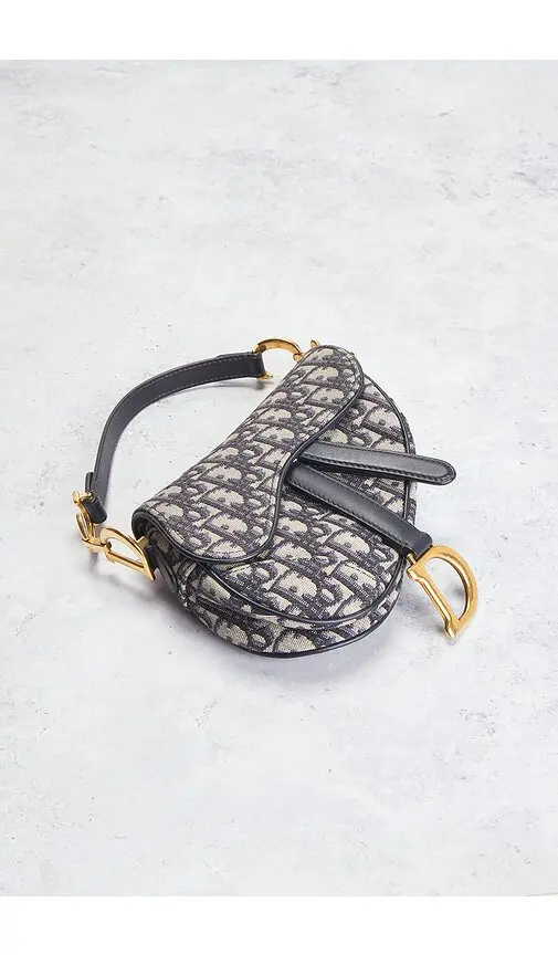 FWRD RENEW Dior Trotter Oblique Saddle Bag