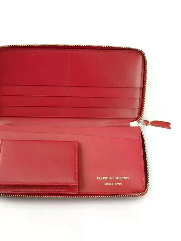 Comme Des Garçons Polka-dot Long Wallet - Red
