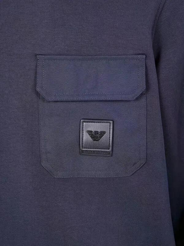 Emporio Armani Cotton Patch-pocket Sweatshirt