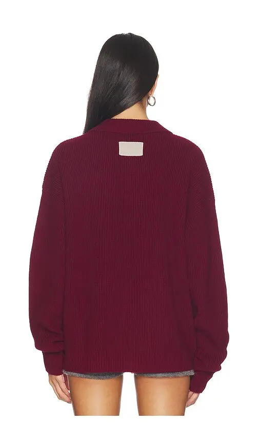 AYA MUSE X Revolve Relaxed Knit Button Up Sweater