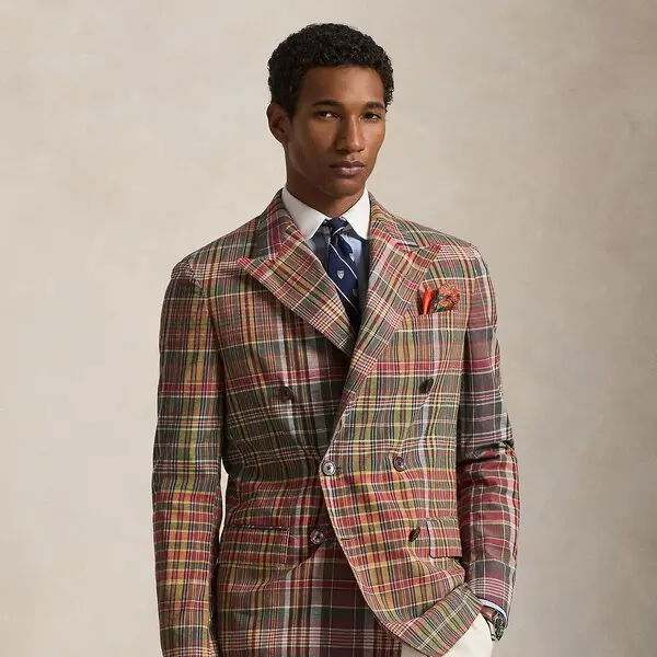 Ralph Lauren Polo Soft Tailored Fit Plaid Jacket
