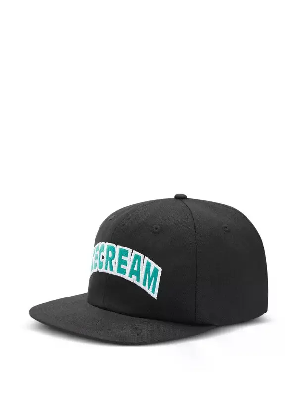 ICECREAM Embroidered Logo Cap - Black