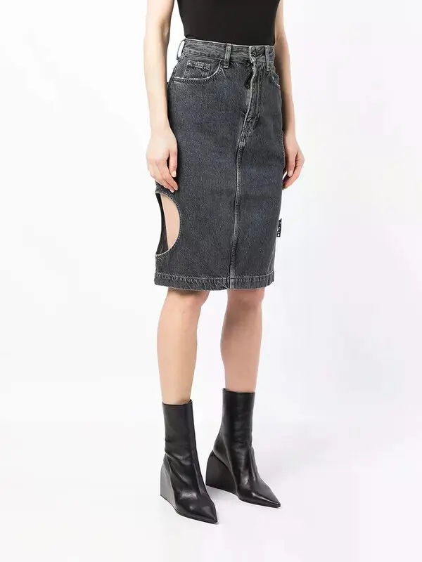 Off-White Denim Pencil Skirt