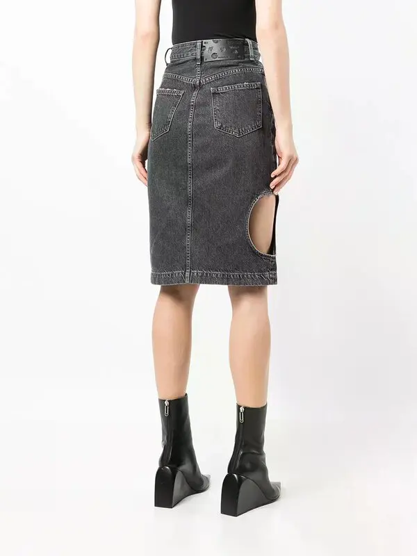 Off-White Denim Pencil Skirt