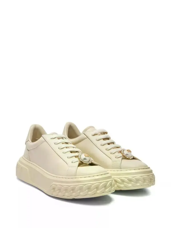 Casadei Off Road Sneakers - Neutrals