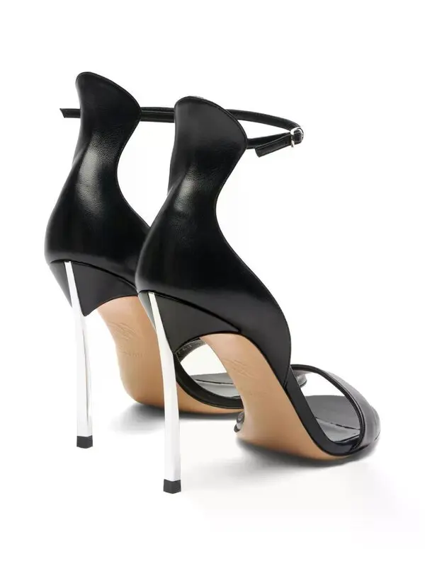 Casadei Cappa Blade Leather Heeled Sandals