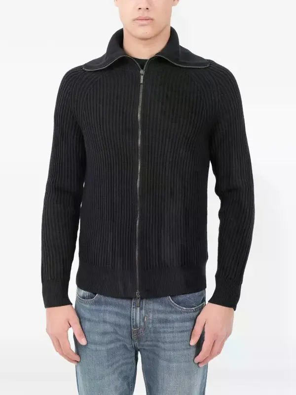 ZANONE Funnel-neck Zip-up Cardigan