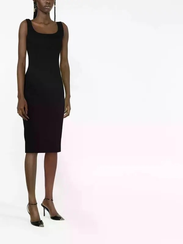 Dolce & Gabbana Square-neck Midi Dress