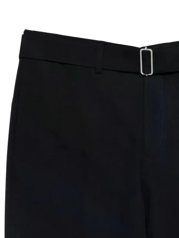 LARDINI Belted Straight-leg Trousers
