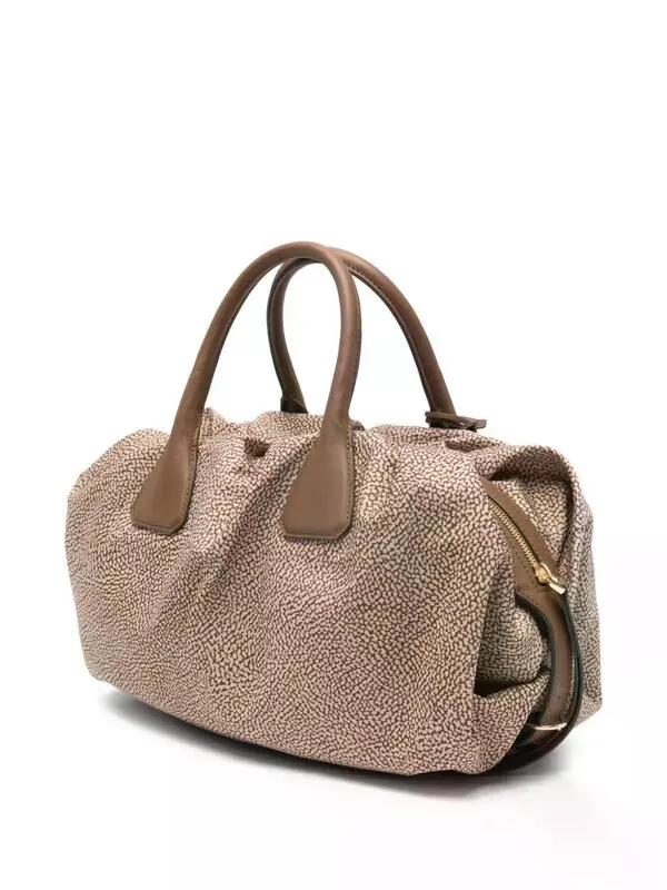 Borbonese Printed Handle Tote Bag