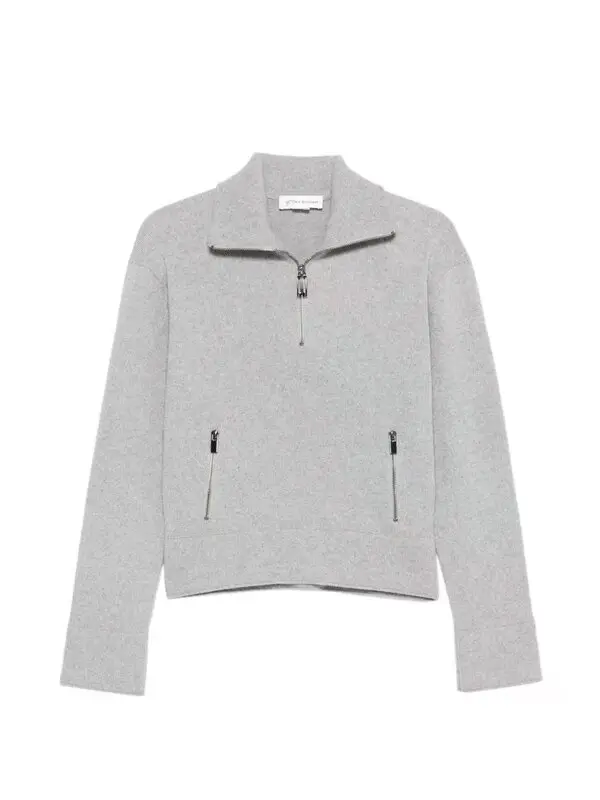 Victoria Beckham Half-zip High Neck Sweater