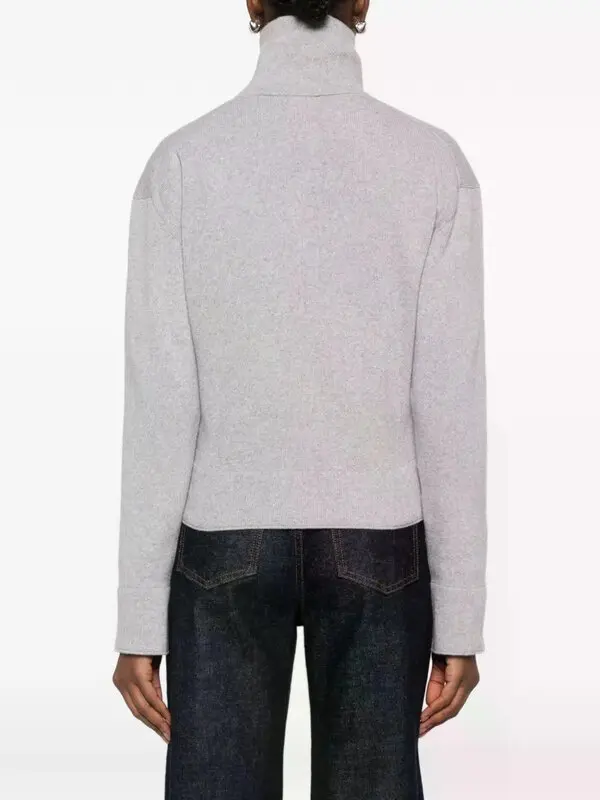 Victoria Beckham Half-zip High Neck Sweater