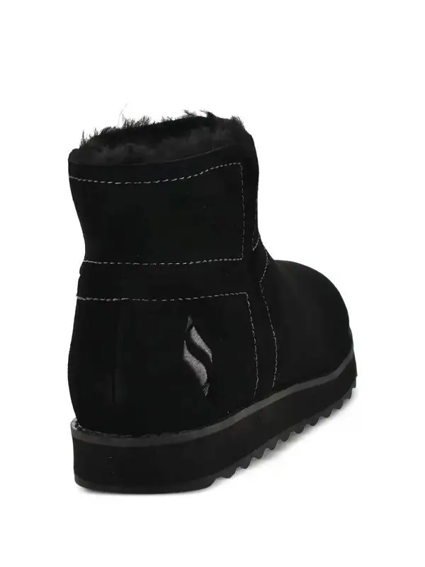 Sketchers Logo Embroidered Ankle Boots