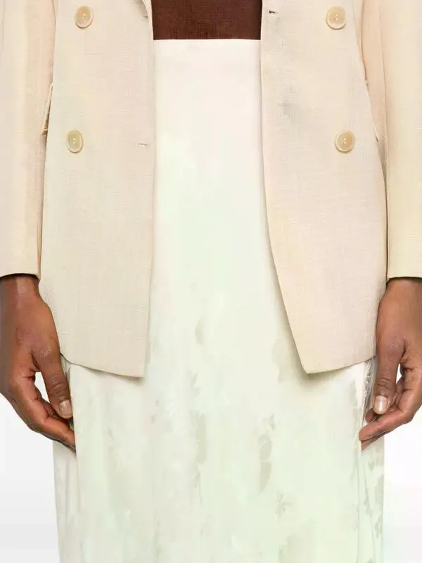 FORTE_FORTE Floral-pattern Midi Skirt