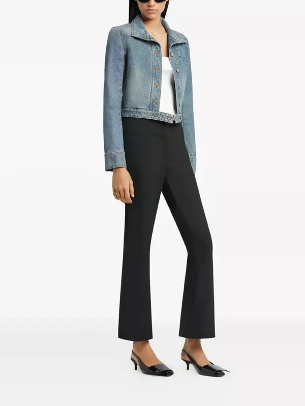 COURREGES Reedition Embroidered Denim Jacket