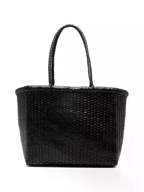 Dragon Diffusion Braided-handle Tote Bag - Black