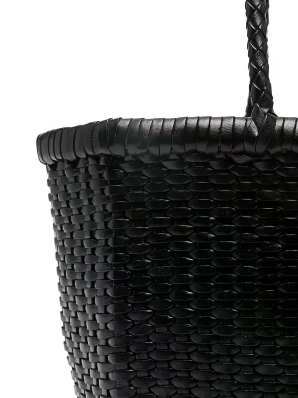 Dragon Diffusion Braided-handle Tote Bag - Black
