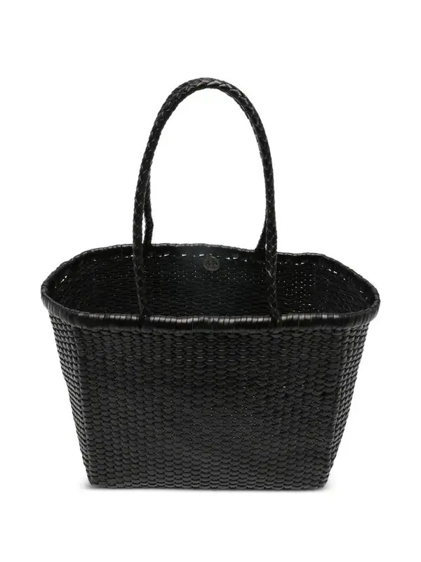 Dragon Diffusion Braided-handle Tote Bag - Black