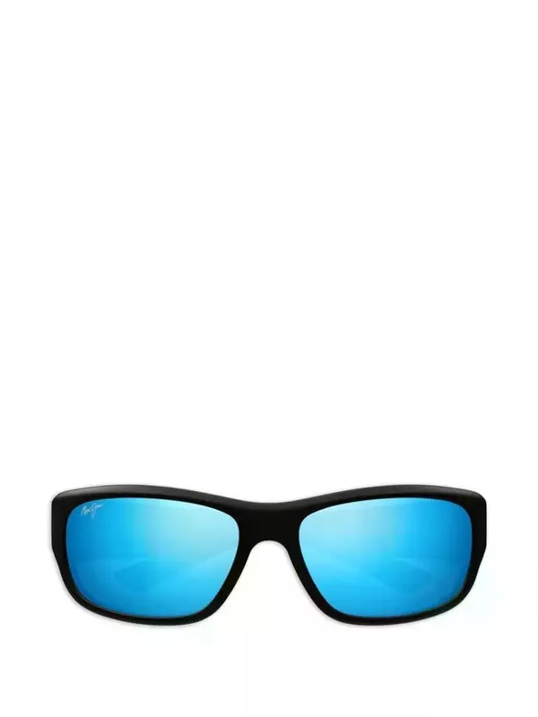 Maui Jim Rectangle Maukele Sunglasses - Black