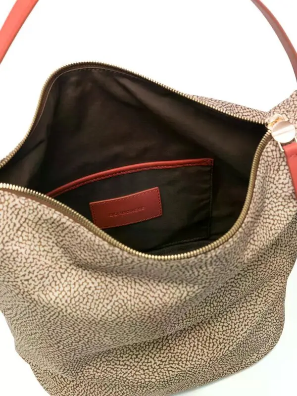 Borbonese Printed Strap Tote Bag