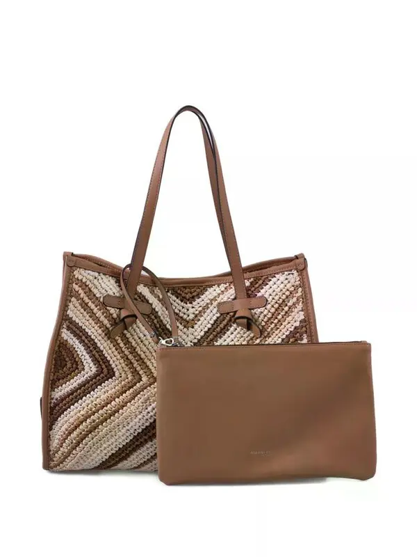GIANNI CHIARINI Marcella Woven Tote Bag - Neutrals