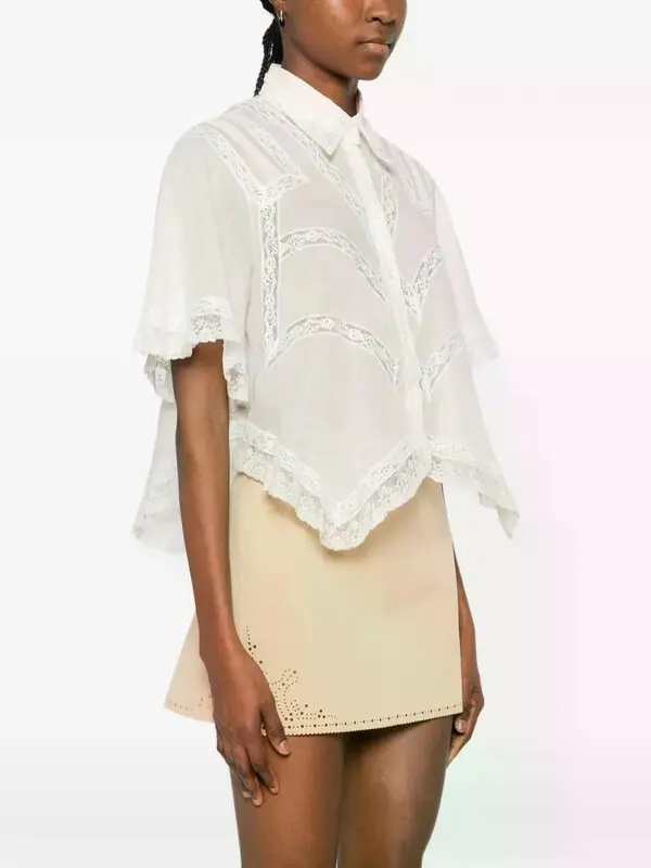 Ermanno Scervino Lace-panel Shirt